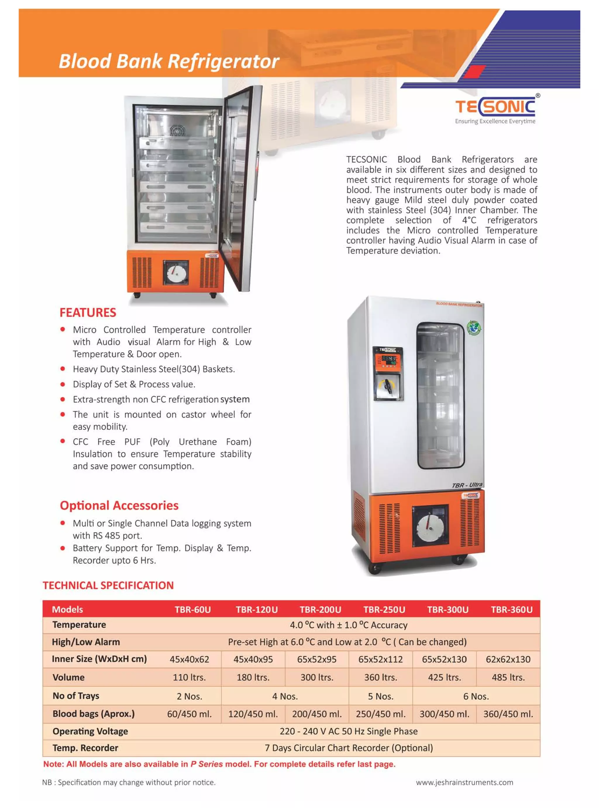 Blood Bank Instruments | PDF