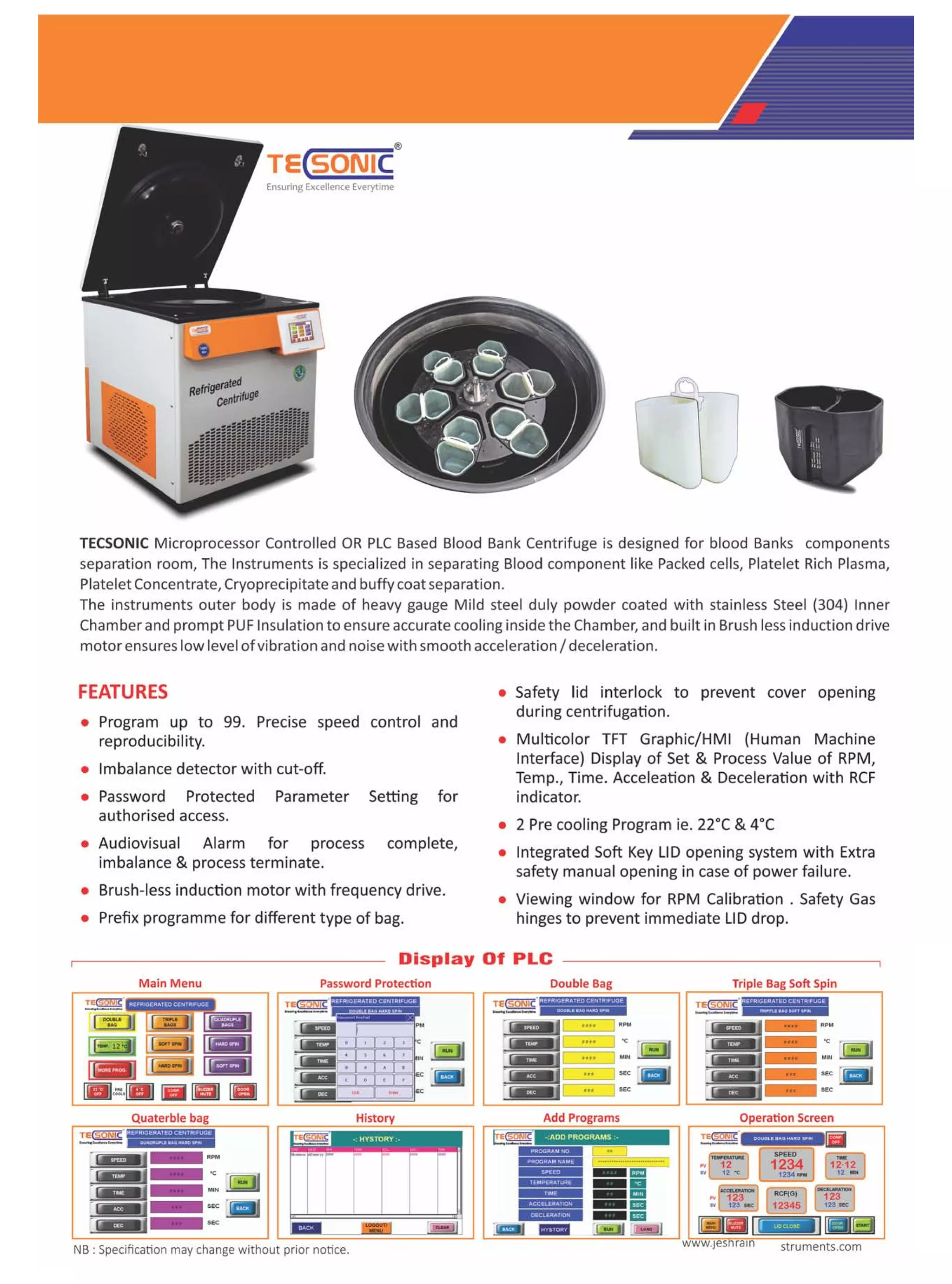 Blood Bank Instruments | PDF