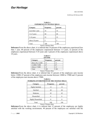 A Study on the Quality of Exertion life cycle stability with Reference ...