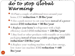 global warming | PPT