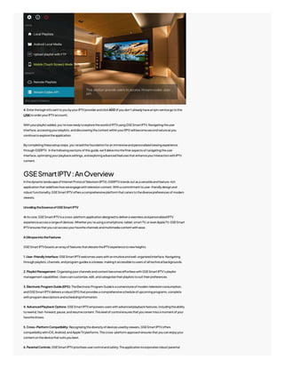 GSE Smart IPTV | PDF