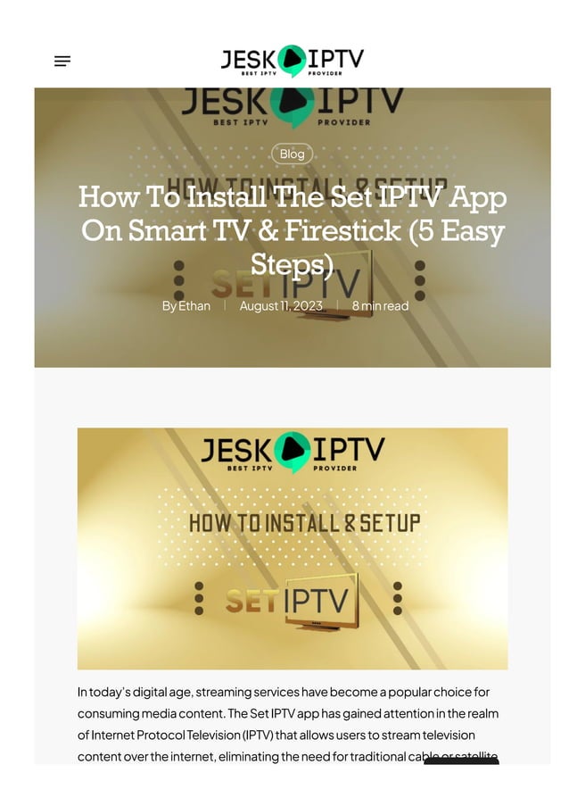 Set IPTV | PDF