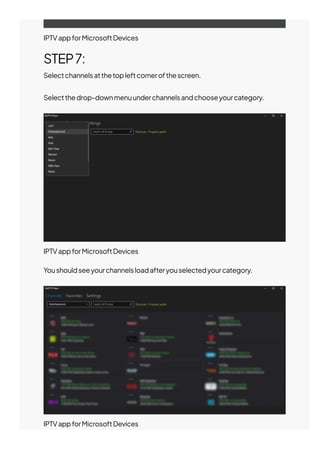 IPTV PC Microsoft | PDF