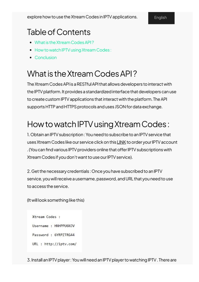 Xtream Codes | PDF