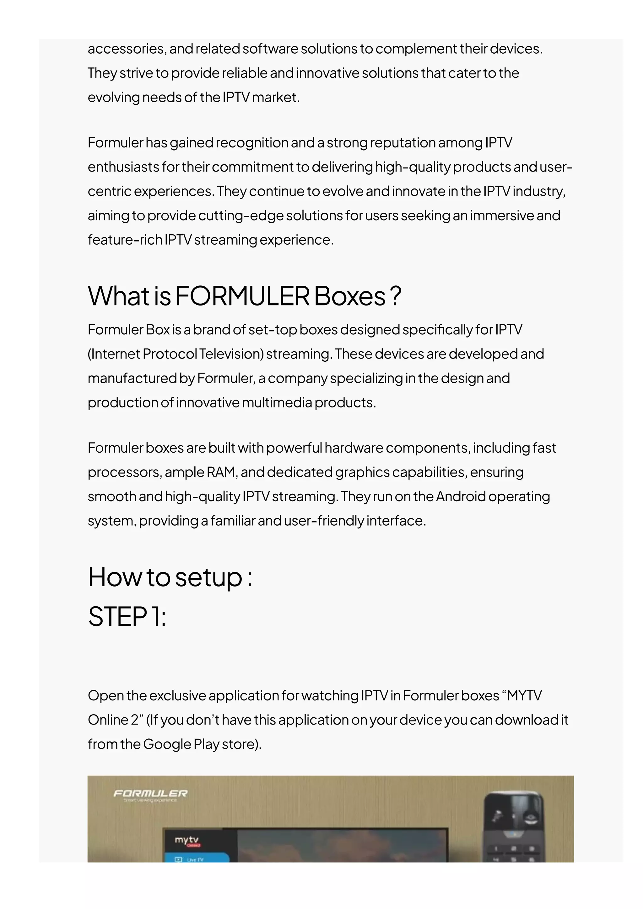 iptv formuler box | PDF