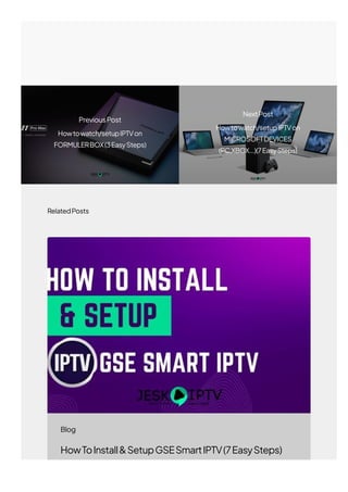 IPTV Smart TV | PDF