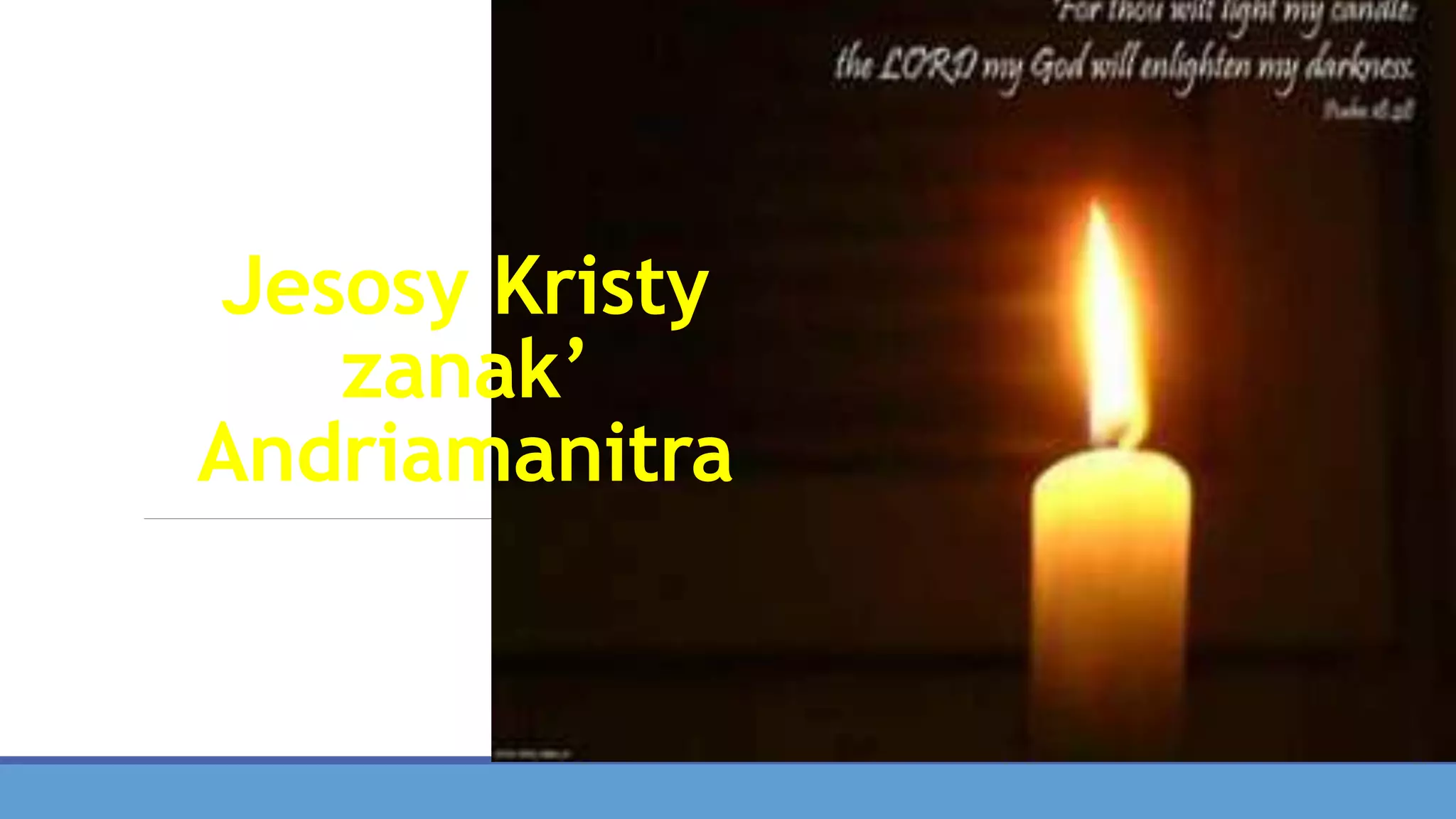 Jesosy Kristy Zanak' Andriamanitra | PPT