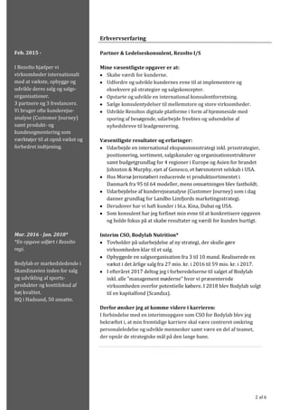 Jesper Hammer Marts 2019 | PDF