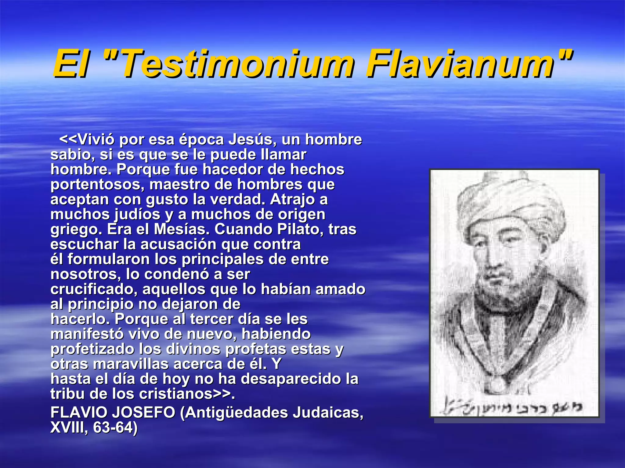 Jesús - Fuentes extrabíblicas | PPT