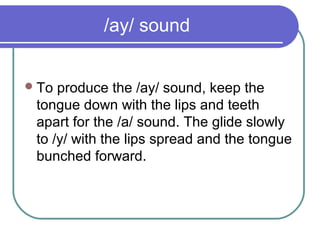 /ay/ sound | PPT