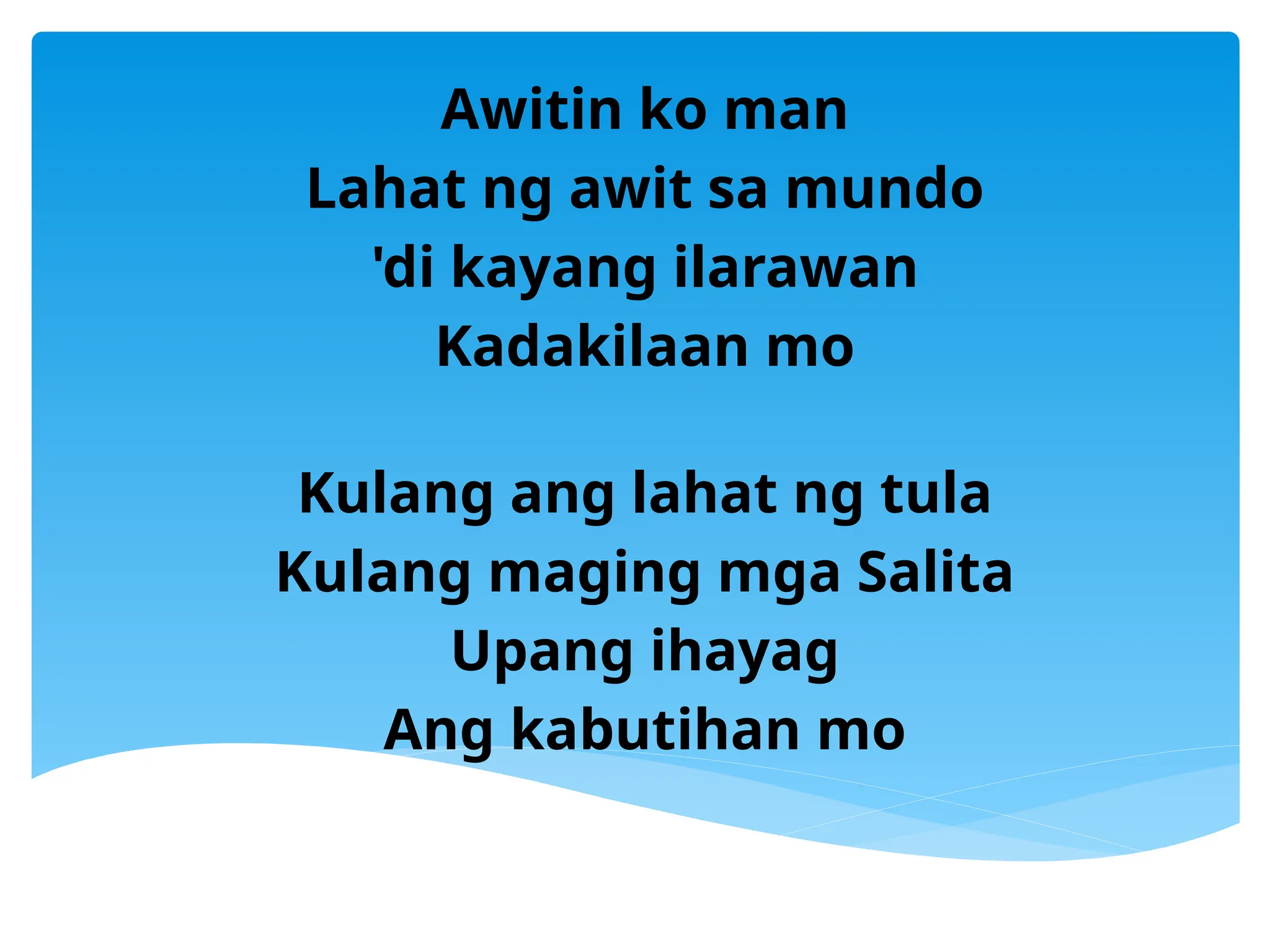 ang puso koy dinudulog sayo buhay buhay pptx | PPTX