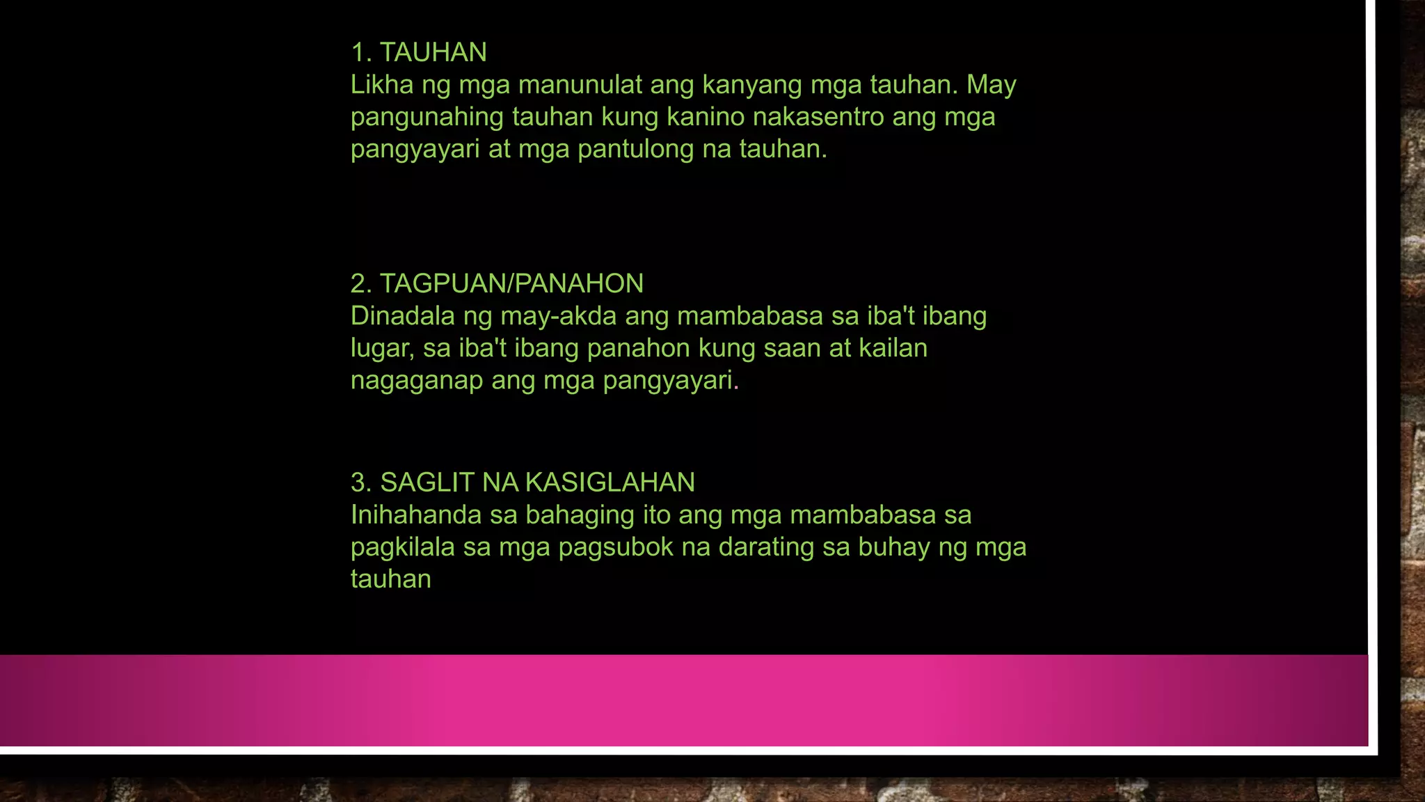 ELEMENTO NG MAIKLING KWENTO | PPTX