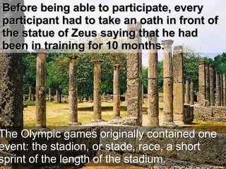 The First Olympics | PPT