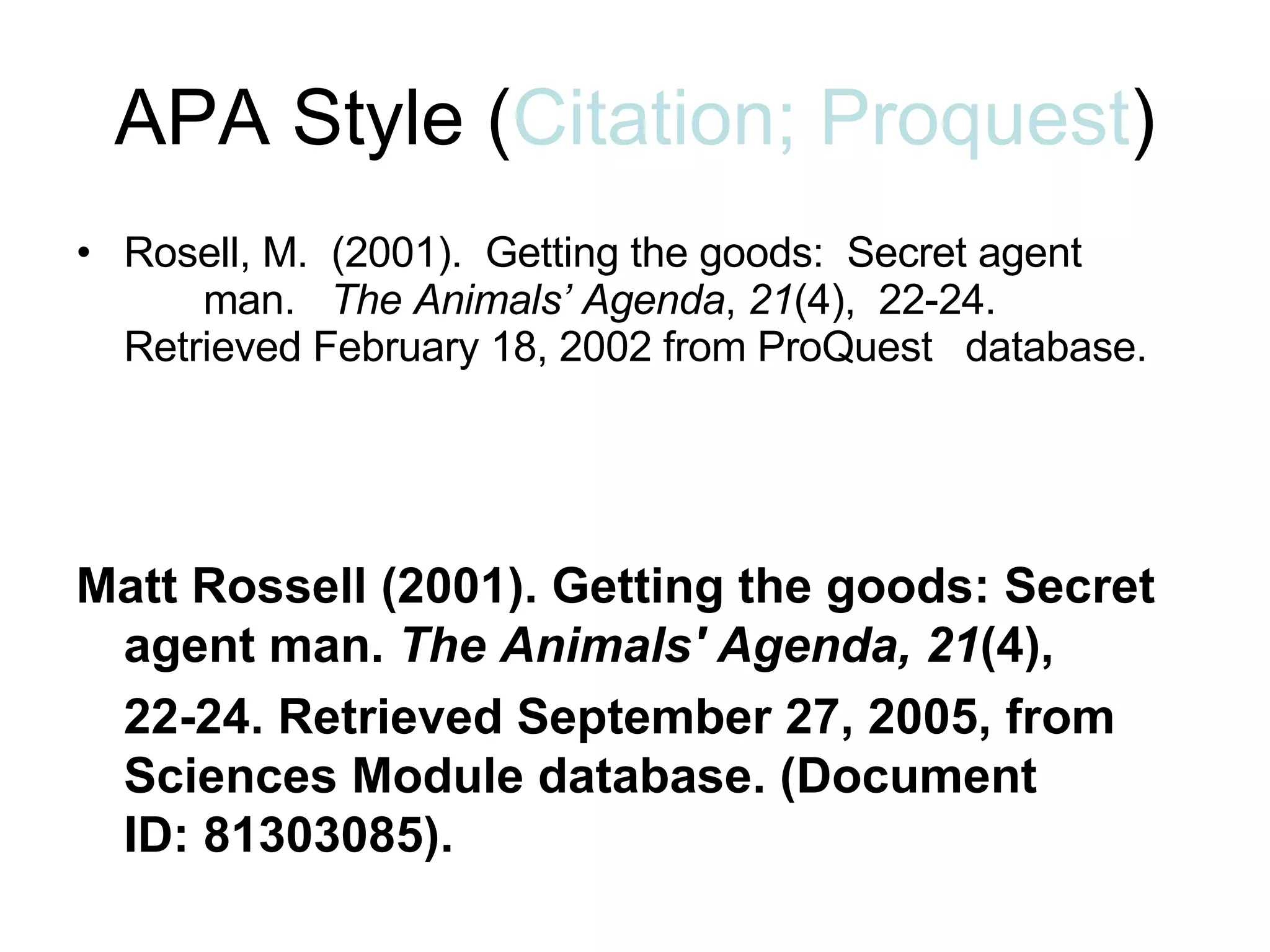 Jess Apa Style | PPT