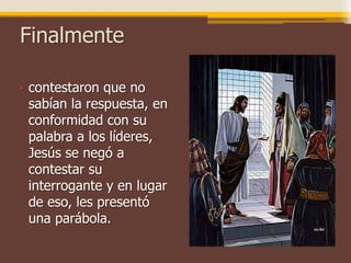 Jesús confronta a sus enemigos | PPTX