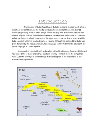 A Cultural Understanding of Cuba | DOCX