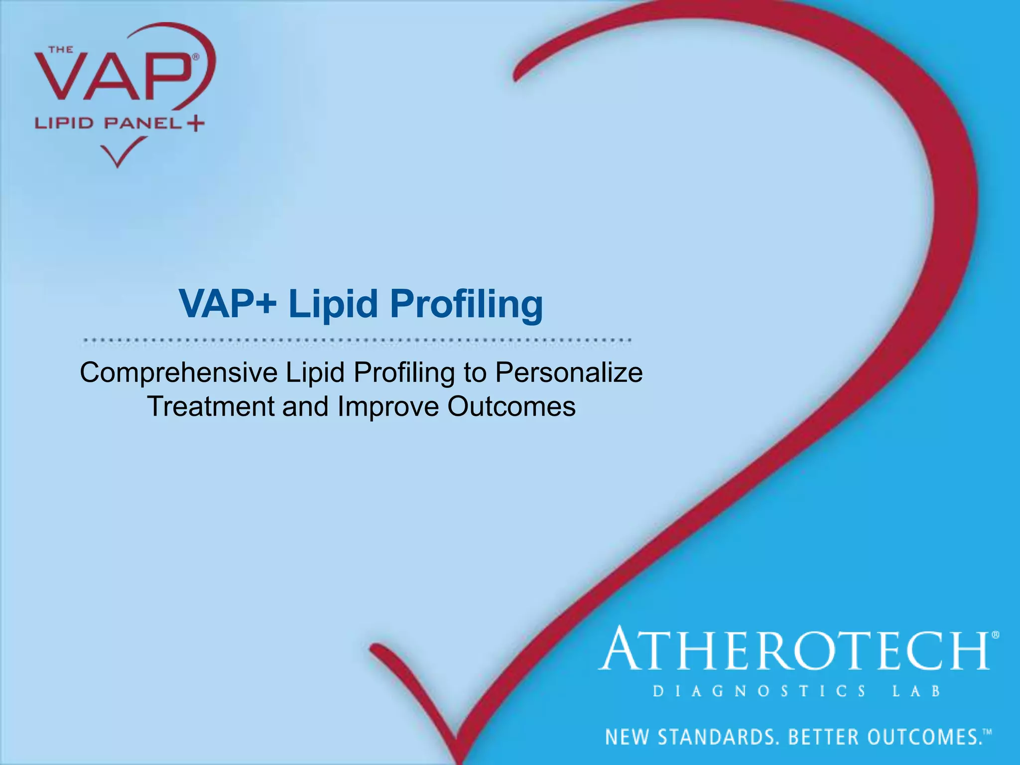 Atherotech VAP+ cardiovascular testing | PPTX