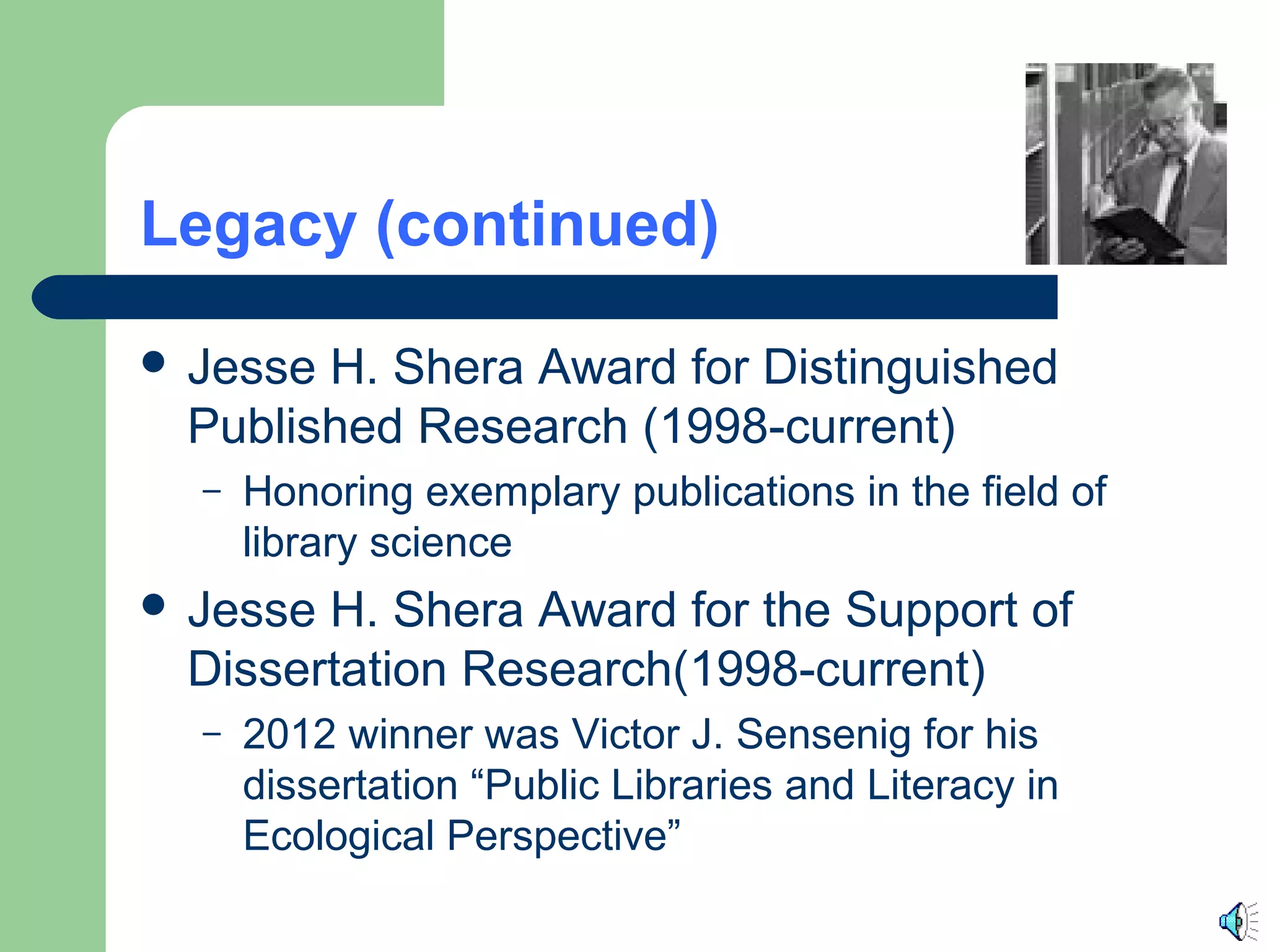 Jesse hauk shera workshop presentation test3 | PPT