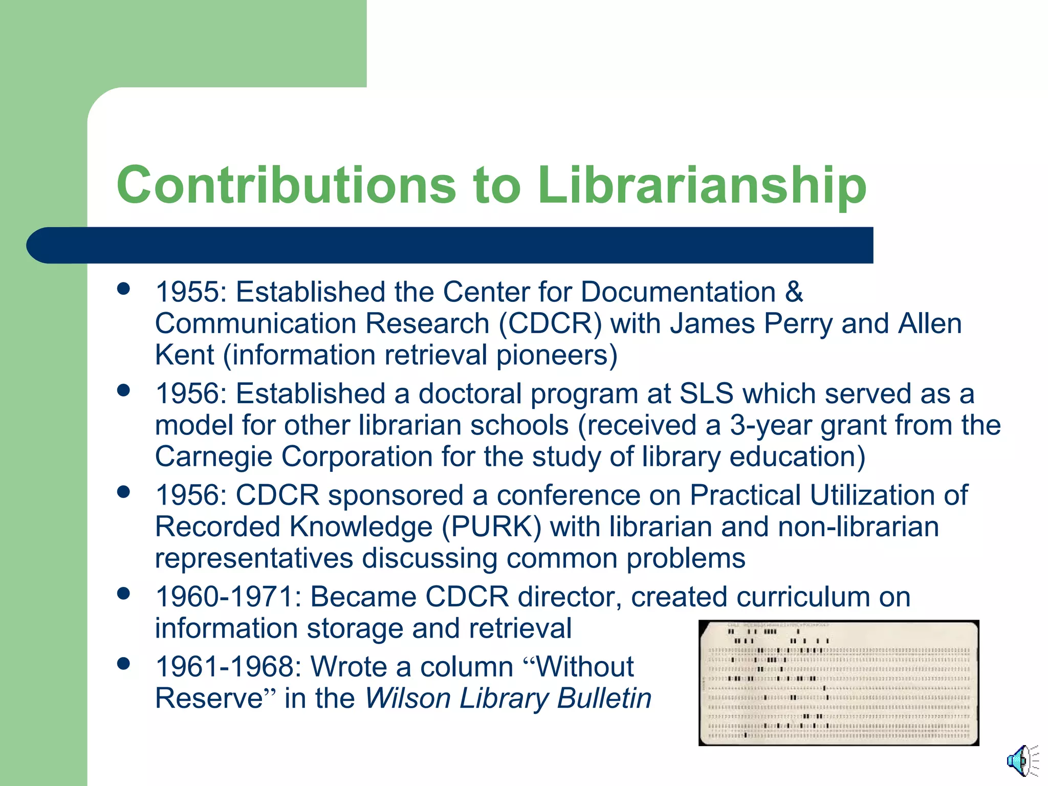 Jesse hauk shera workshop presentation test3 | PPT