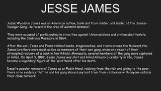Jesse james | PPTX