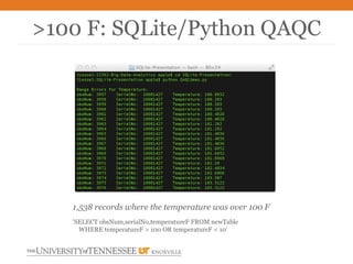 SQLite: Light, Open Source Relational Database Management System | PPT