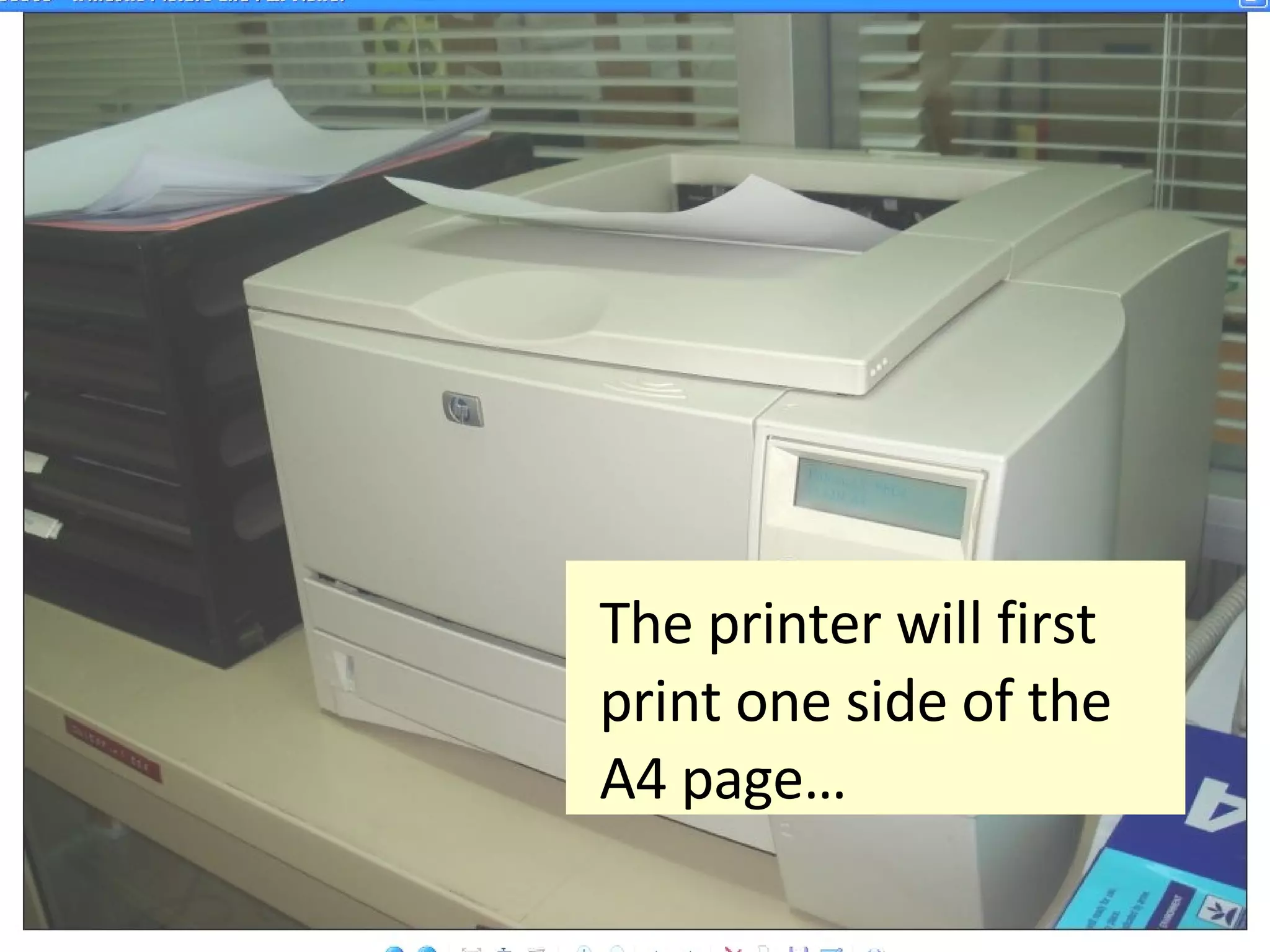 How to Print 4 Pages into One A4 Page | PPT