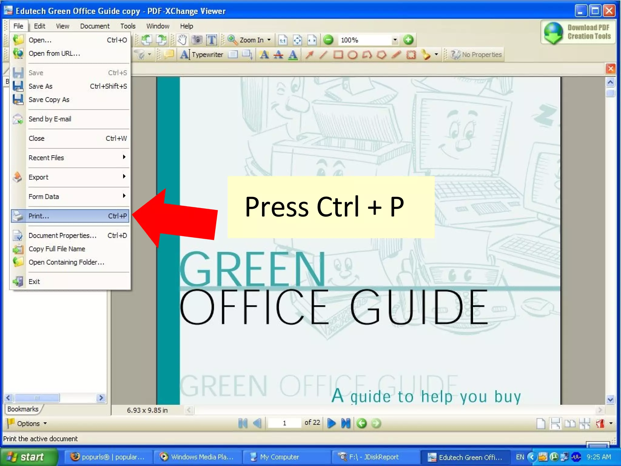 How to Print 4 Pages into One A4 Page | PPT