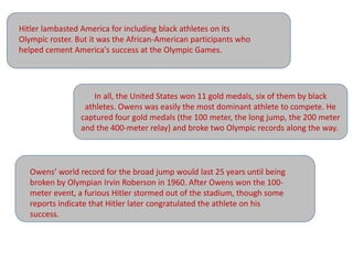 JESSE OWENS | PDF