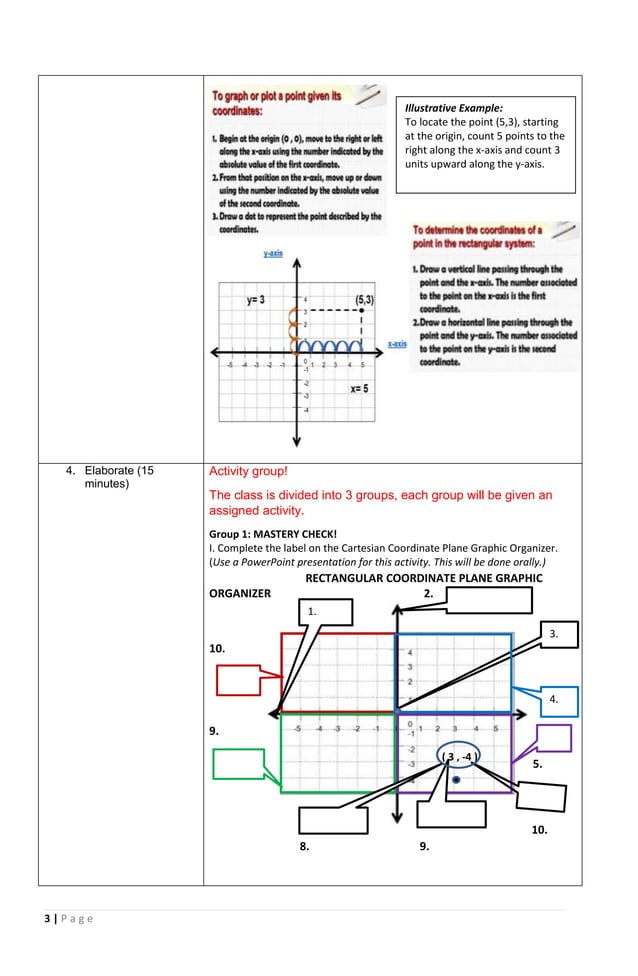 Teacher 1 demonstration cartesian plane 8 | DOCX