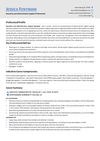 Jessica fentiman cv | DOCX