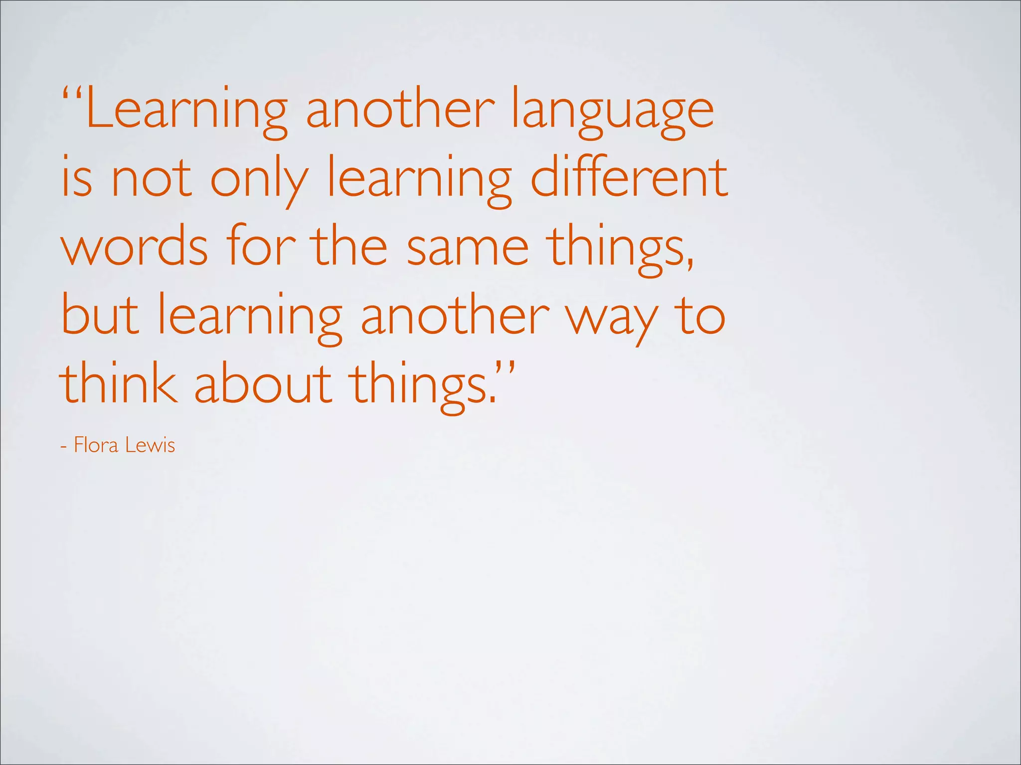 Benefits to Learning a Second Language | PDF