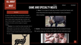 All about Meat, Carabeef, lamb and many more meat | PDF