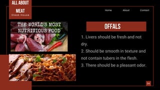 All about Meat, Carabeef, lamb and many more meat | PDF
