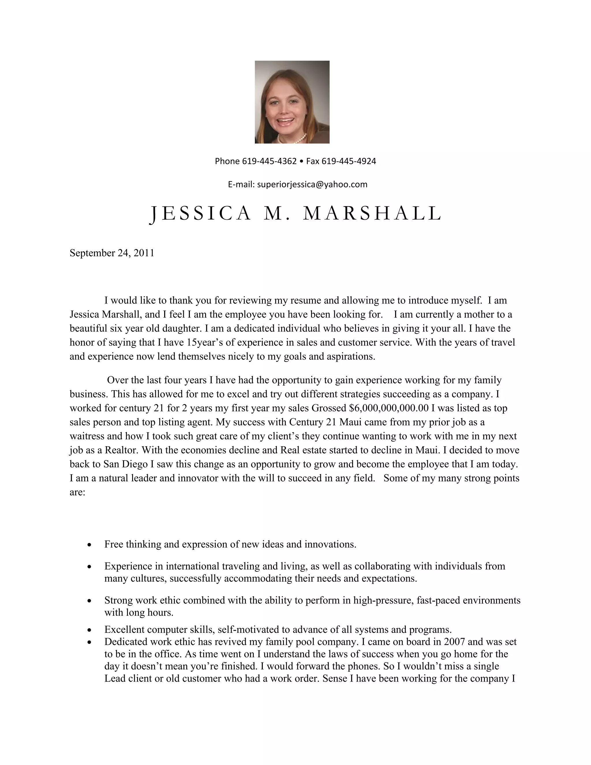 Jessica Resume | RTF