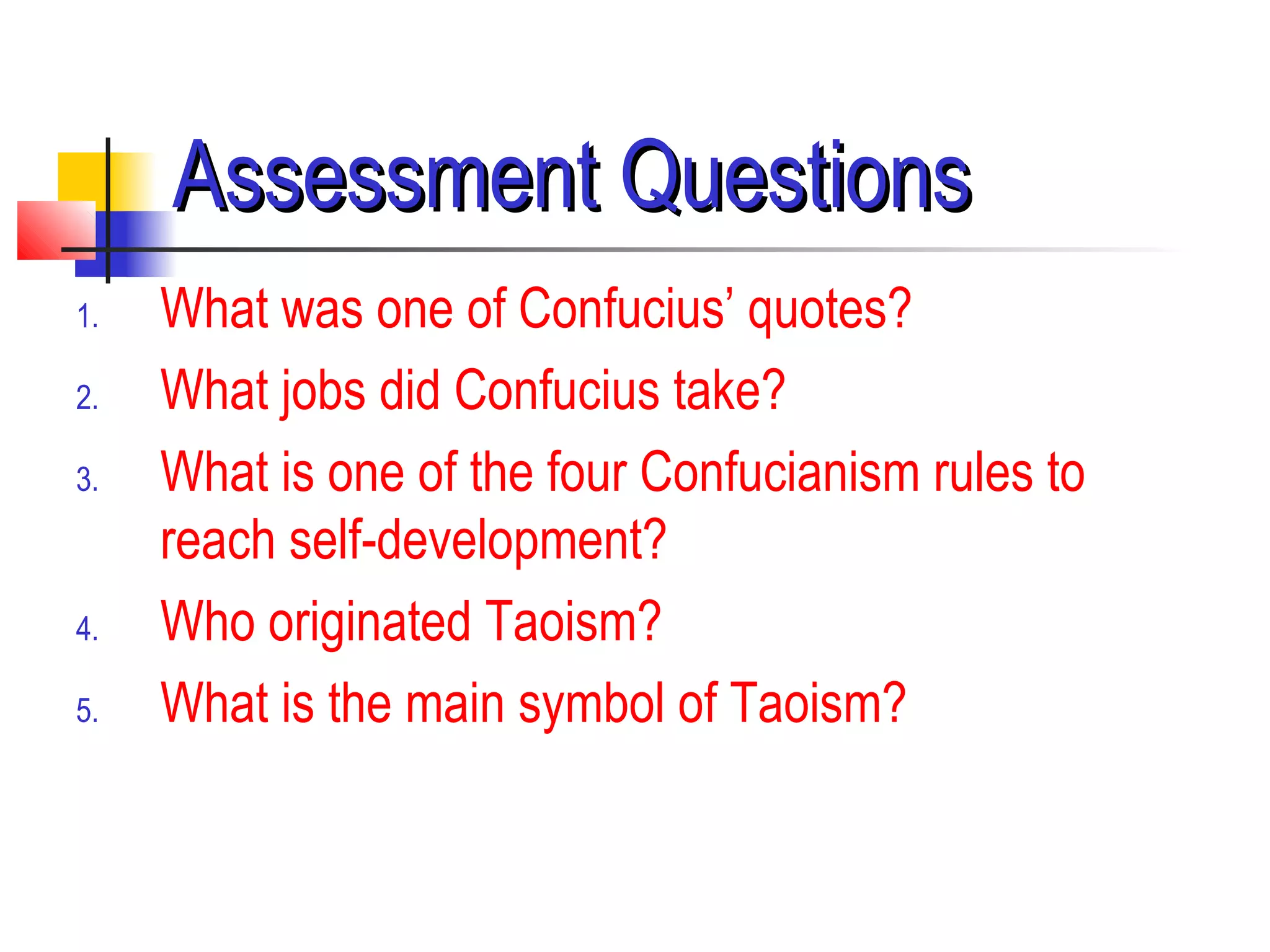 Confucianism and Taoism | PPT