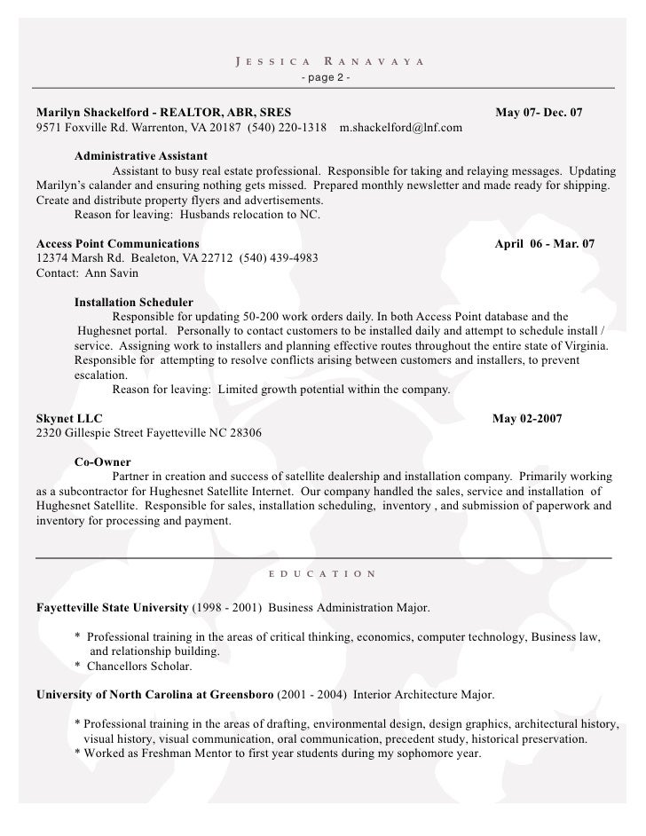 Jessica Claire Resume Template Jessica Claire Resume Template