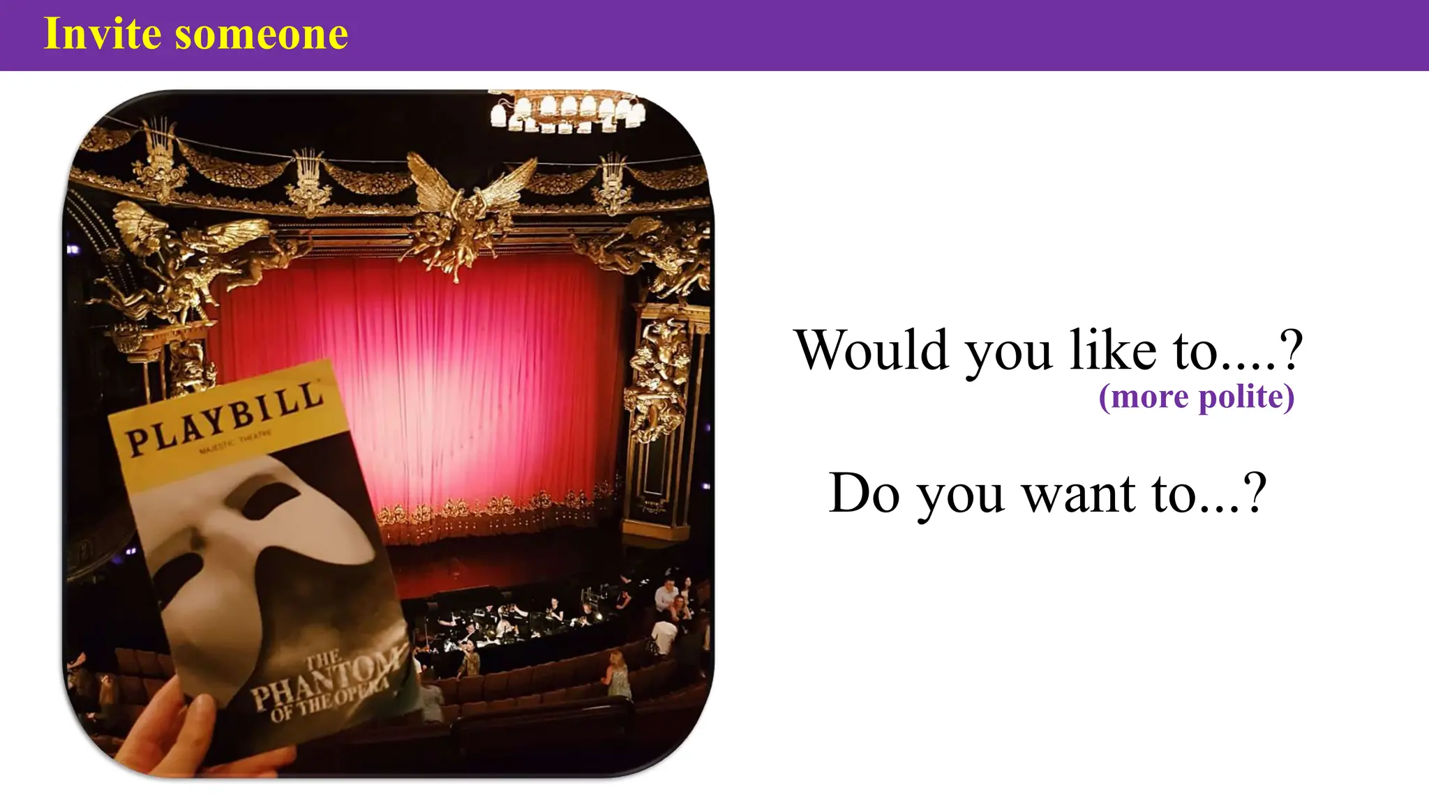 Functions class - Invitations (CELTA Course) | PPTX