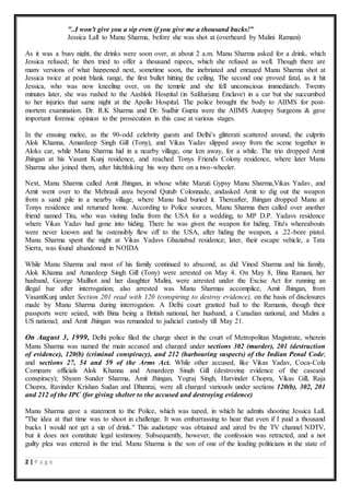 Case Study:- Jesssica Lal Murder Case (Manu Sharma Vs State(NCT of ...