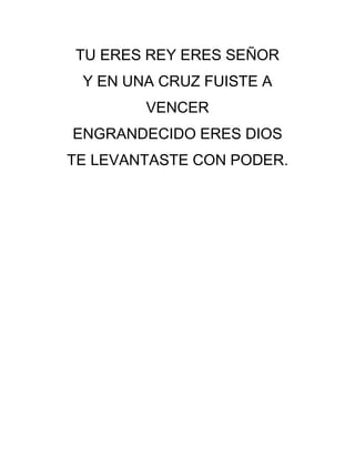 Jesús tu eres el amigo que me ama | DOCX