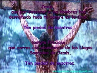 JesúS Y Su Preciosa Sangre, Letanias | PPS