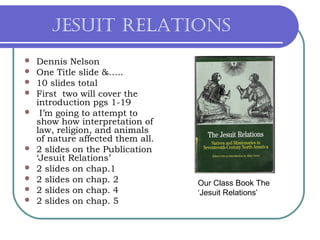 Jesuit relations | PPT