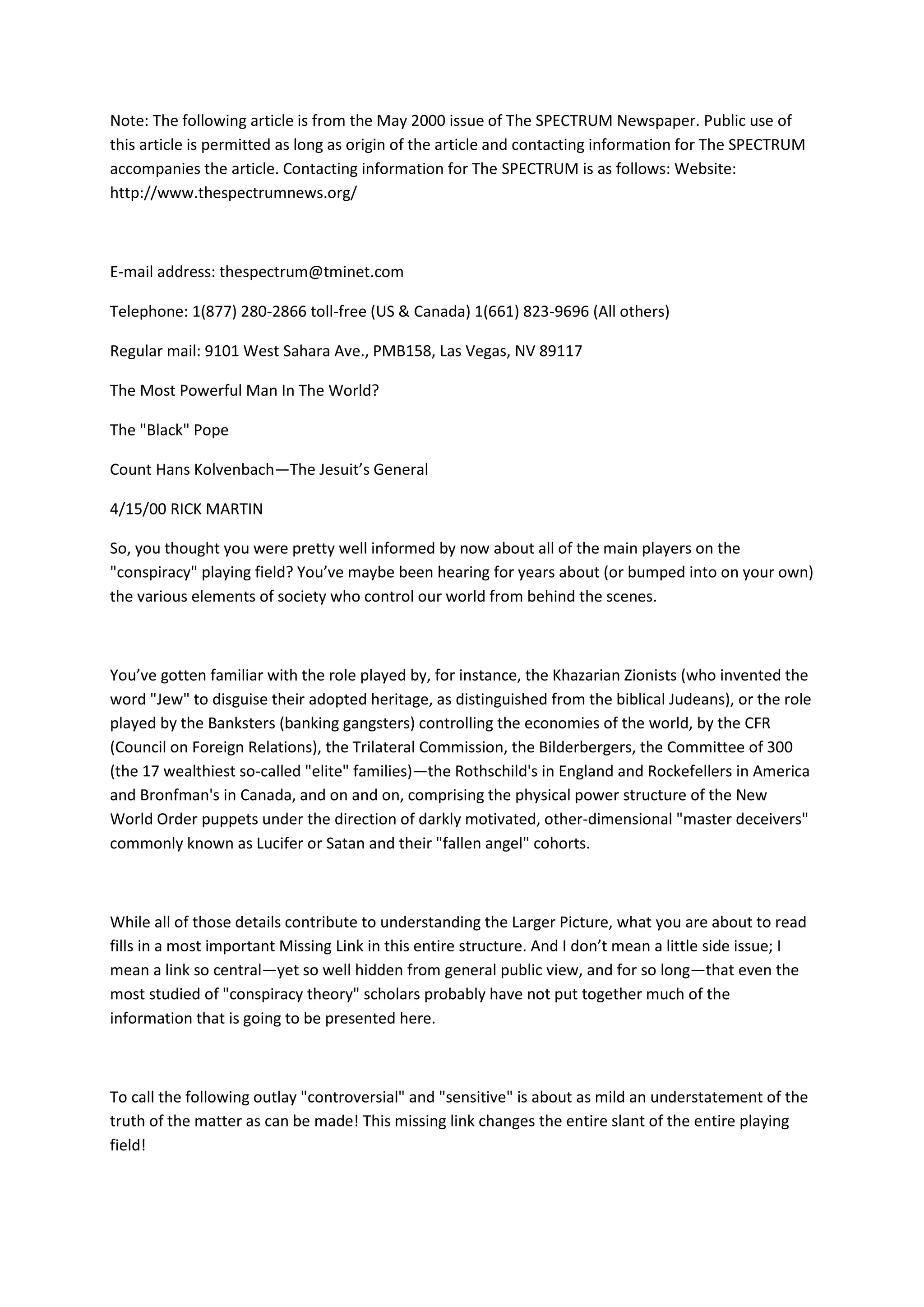 Jesuit's general | DOCX