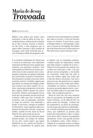 Maria Jesus Trovoada (excerto do livro "Vidas a Descobrir") | PDF