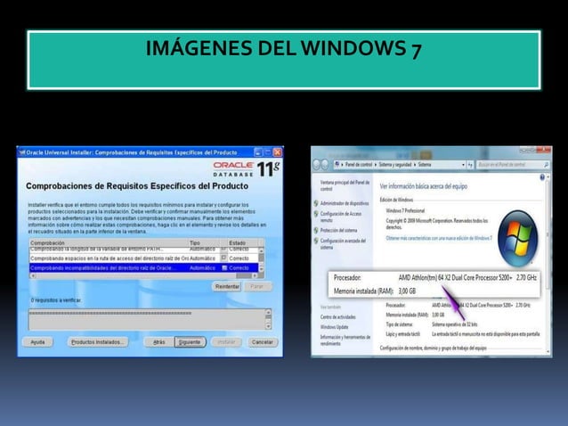 Requisitos Para Instalar Windows Xp Y Windows 7
