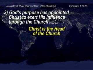 Jesus Christ: Ruler of All and Head of the Church (II) | PPT