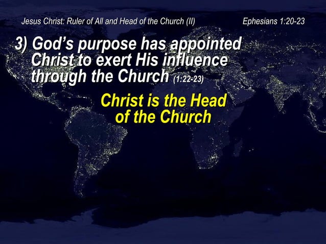 Jesus Christ: Ruler of All and Head of the Church (II) | PPT