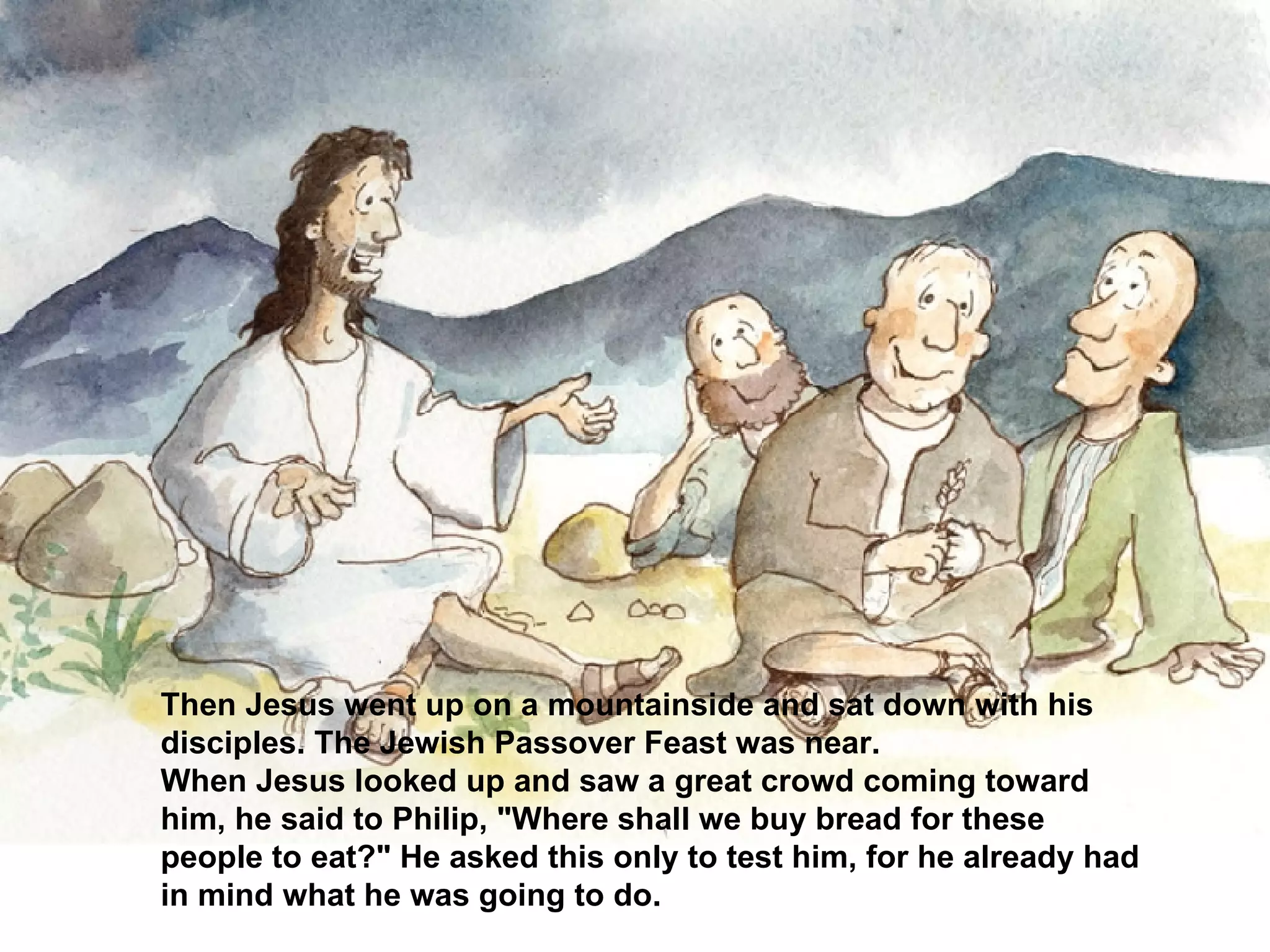 Jesus Feeds 5000 John 5&6 | PPT