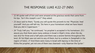 Jesus: More Than Your Homeboy | Luke 4:22-30 Lesson [Slideshow] | PPTX