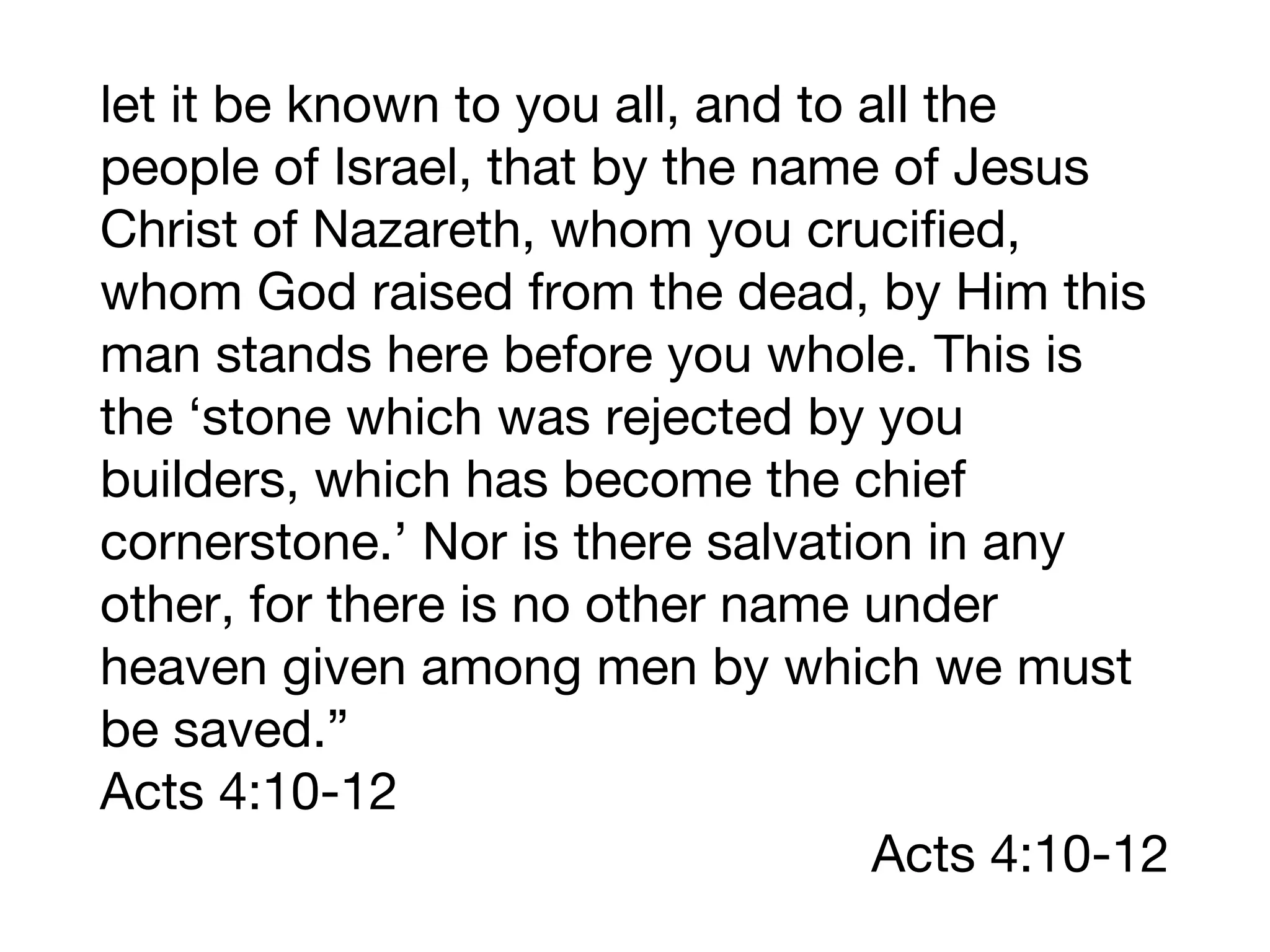 Jesus no other name | PPT
