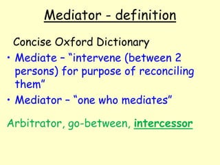 Jesus our high priest and mediator dm | PPTX